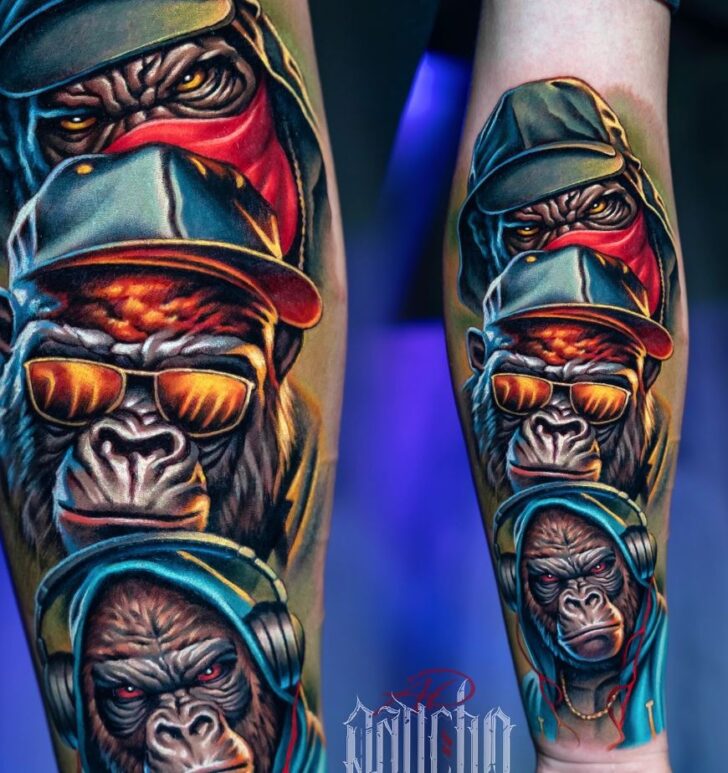 Monkey Gang Tattoo – tattosy.com